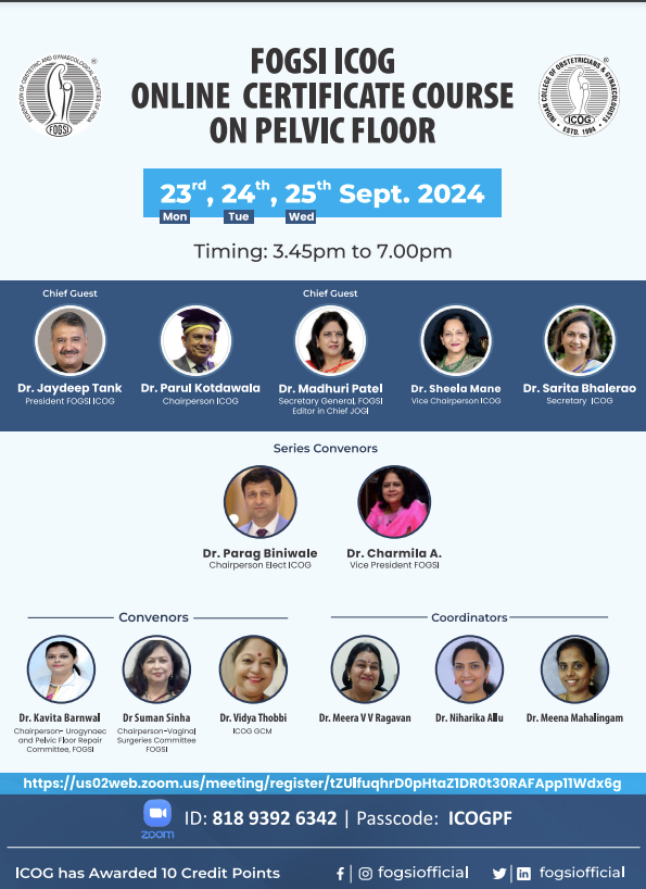 ICOGONLINE – Academic Wing of FOGSI – Academic Wing of FOGSI